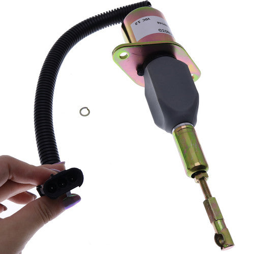 12V Fuel Shutoff Solenoid 3928160 SA-4293-12 Fit For Cummins 6CTA 8.3L ...
