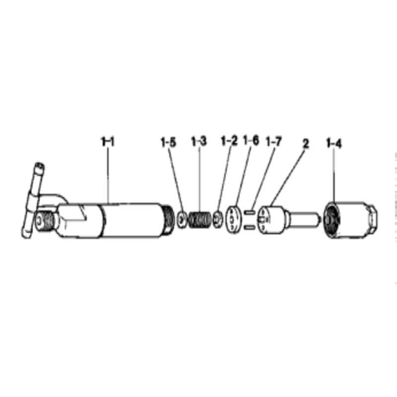 Fuel Injector Nozzle & Holder Assembly ME016536 for Mitsubishi 4A31A1 ...