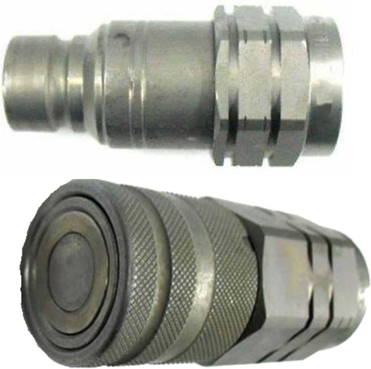1 Set Quick Coupler Female HQ12-F-10S & Male Flat Face HQ12-M-10S for ...