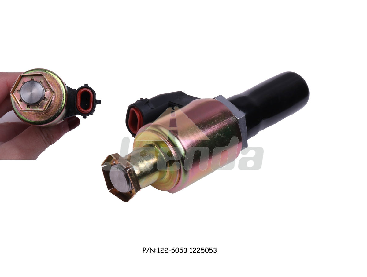 Free Shipping Stop Solenoid Valve 122-5053 1225053 for Perkins Caterpi ...
